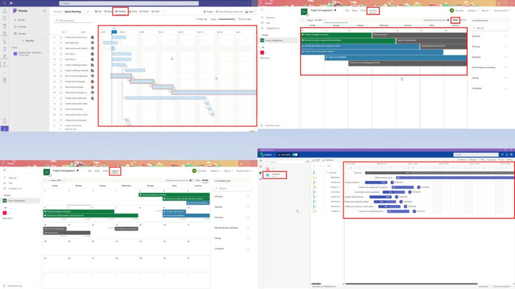 Microsoft Planner Gantt Chart - How To Create It in 4 Simple Ways