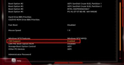 The VGA Card is Not Supported by UEFI Driver: 3 Ways to Fix