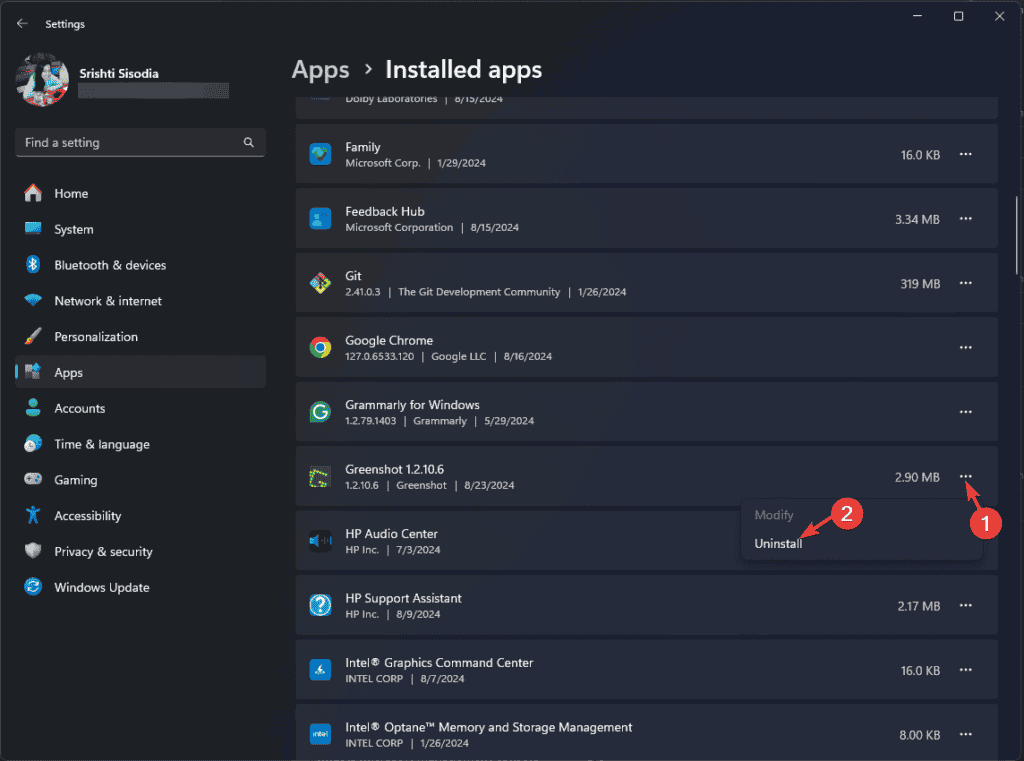 How to Fix GreenShot Not Working on Windows 11