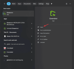 How to Fix GreenShot Not Working on Windows 11