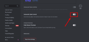 Automatic Gain Control Discord - How To Disable It