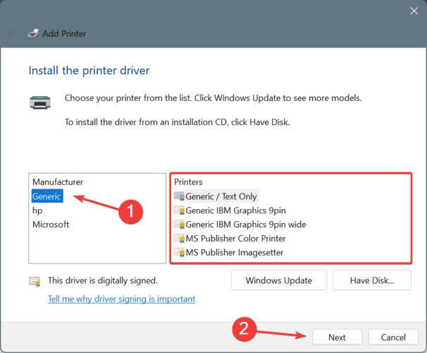 ERROR_UNKNOWN_PRINTER_DRIVER 1797 (0x705) [Solved]