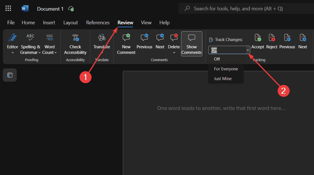How to Track Changes in Microsoft Word and Accept or Reject Them