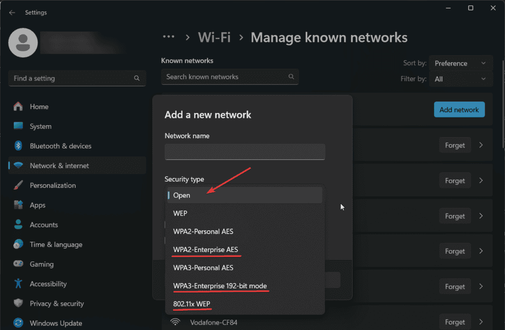 How to Set Up Windows 11 Wi-Fi EAP Settings