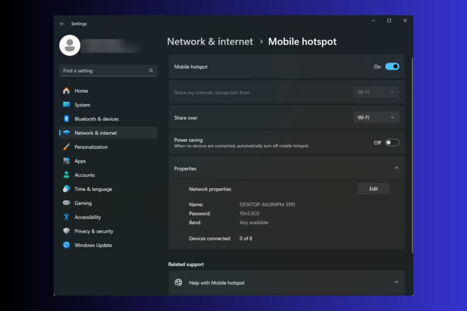 How to Keep the Windows 11 Hotspot Always on
