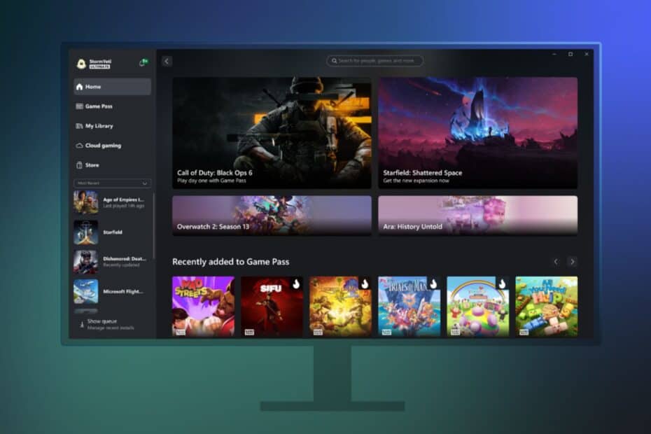 The Xbox app has a new layout, making it easier for users to spot ...