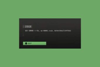 How to Fix Dev Error 11152 in MW3 and Warzone 2