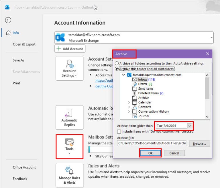 Microsoft Outlook Contacting the Server for Information [Fixed]