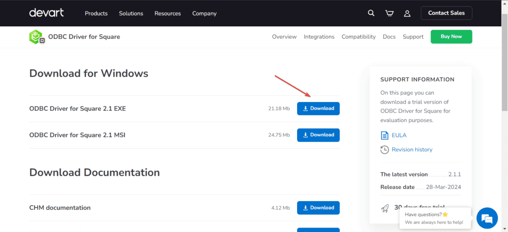 How to Download & Install Square ODBC Driver on Windows 10
