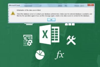 Solved: Excel Error Initialization of the Data Source Failed