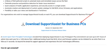 How to Download DELL SupportAssist for Business