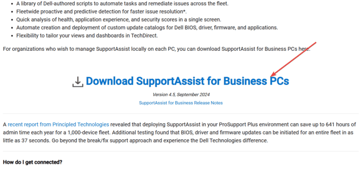 How to Download DELL SupportAssist for Business