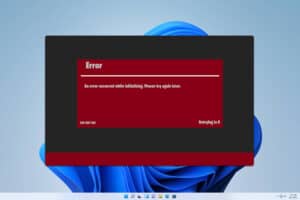 ESP-INIT-001 Error in Fortnite: 4 Ways to Fix it