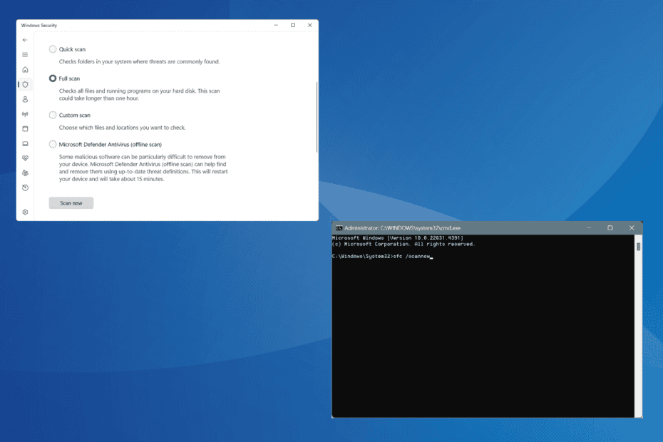 ERROR_VIRUS_DELETED 0x800700E2: How to Fix it