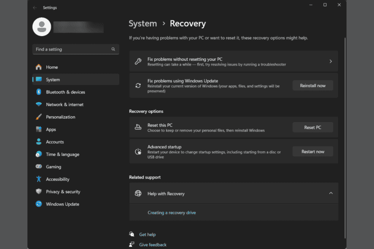 If a Windows 11 update fails, Microsoft recommends using Fix problems ...