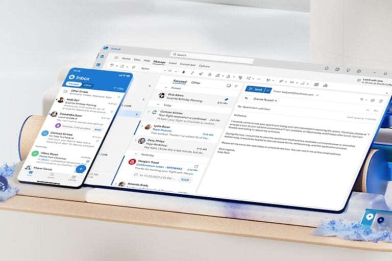 Outlook will let you organize old emails in chat-like threads