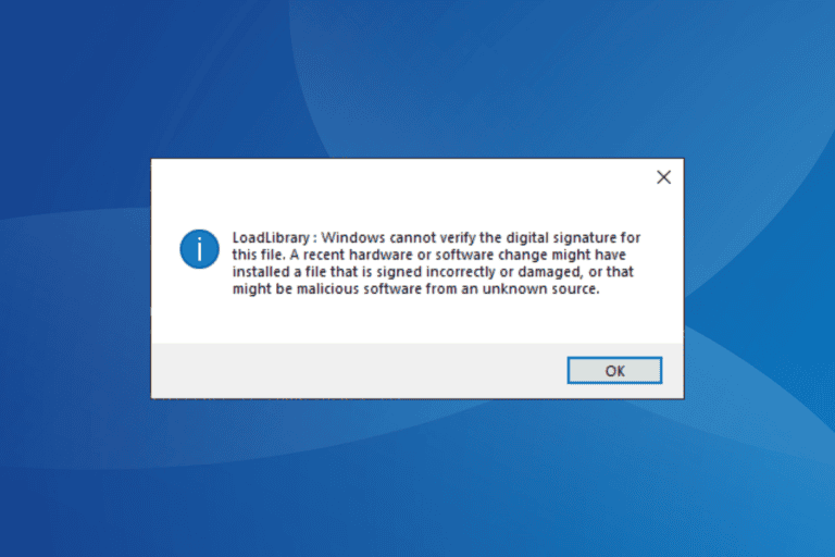 ERROR_INVALID_IMAGE_HASH: 7 Ways to Load DLL or Driver