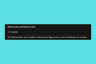 How to Fix the ERROR_BAD_ACCESSOR_FLAGS Bug Check
