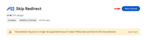 Skip Redirect Extension: Get it on Chrome, Firefox & Opera