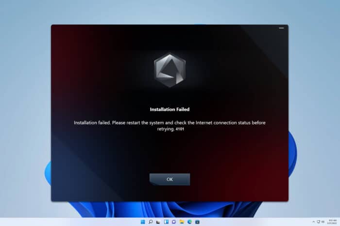 ASUS Armoury Crate Error 4101: How to Fix it