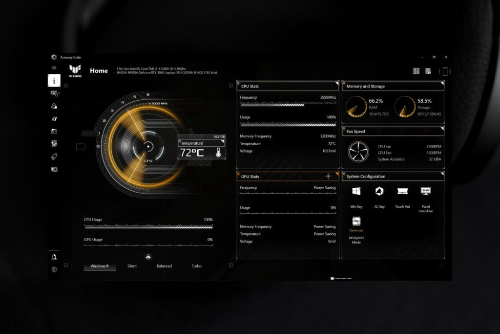 ASUS Armoury Crate Turbo Mode not Available: Get It Back Fast