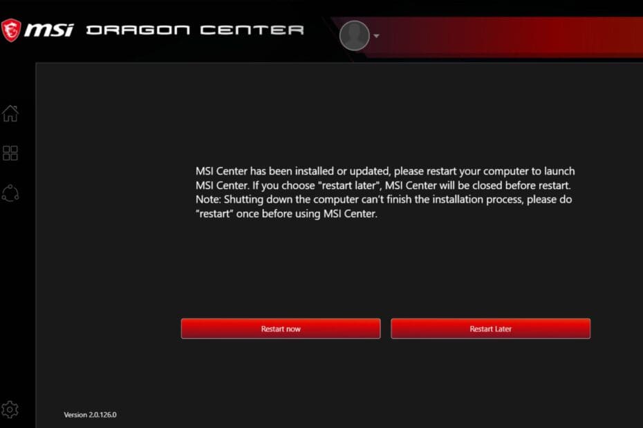 MSI Dragon Centre Keeps Asking to Restart: How to Fix it