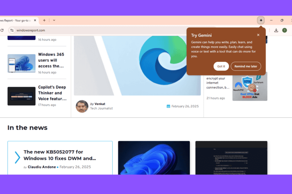 Chrome may nudge users to 'Try Gemini' AI with Notifications