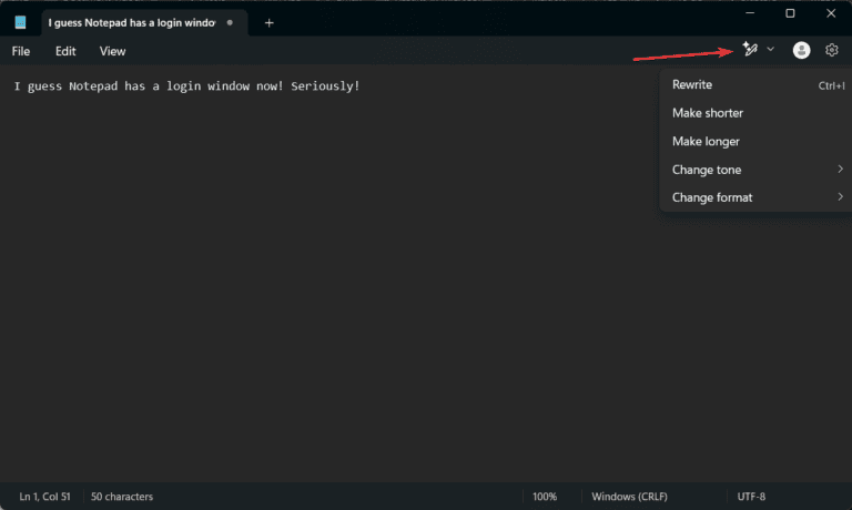 Notepad will gather your data if you log in with a Microsoft account