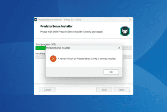 Acer Predator Sense Not Installing: 7 Ways to Fix the Error