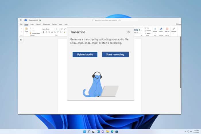 Transcribe Feature in Microsoft Word: How to Use it