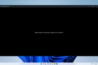 Fix Realtek Audio Console Doesn't Support For This Machine [3 Ways]