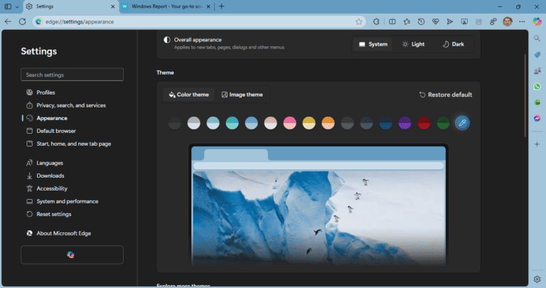 Microsoft Edge Tests Color & Background Themes with Live Preview for ...