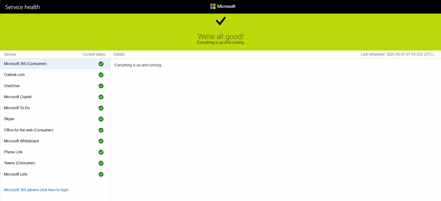 Microsoft 365 services back online after major outage