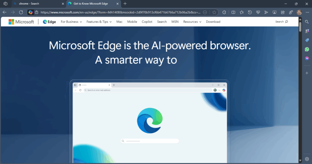 Microsoft Promotes Edge’s Features in a New Comparison Banner When You ...