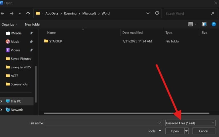 How to Open .ASD File in Word and Recover Unsaved Documents