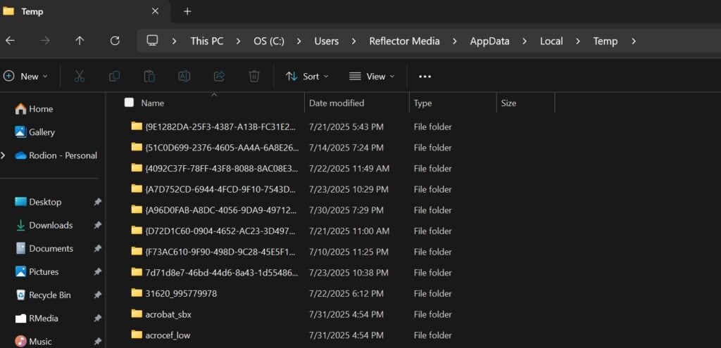 Temp Folder in Windows 11: Location, Access & Cleanup Guide