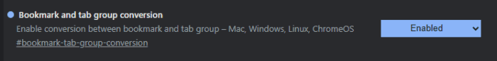 Chrome Will Soon Let You Convert Tab Groups Into Bookmark Folders