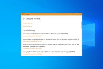 How to Check Windows 10 Update History Easily
