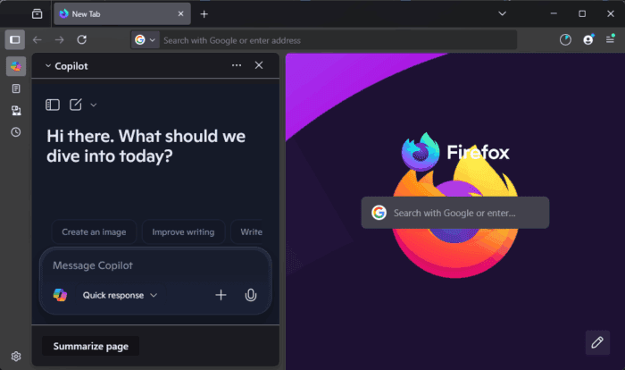 Microsoft’s Copilot breaks out of Edge, lands in Firefox
