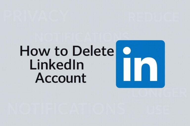 How to Delete LinkedIn Account Permanently or Hibernate