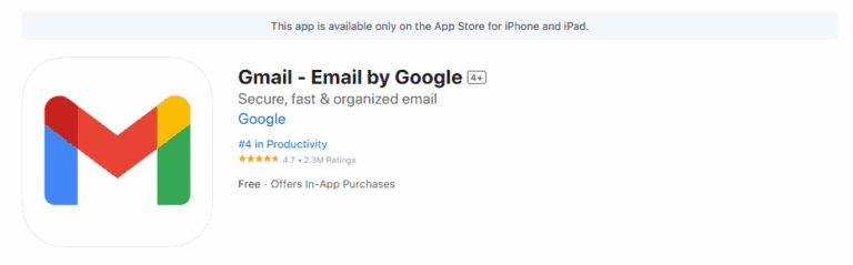 How to Fix Gmail Not Working on iPhone Quickly
