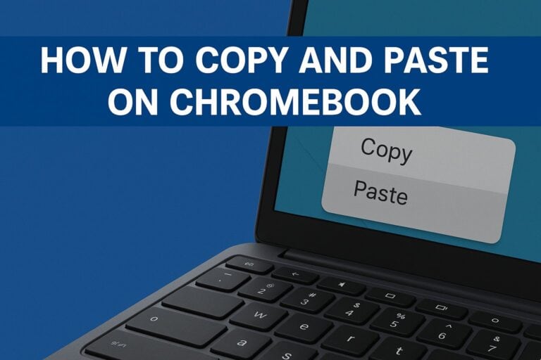 How to Copy and Paste on Chromebook (Easy Guide)