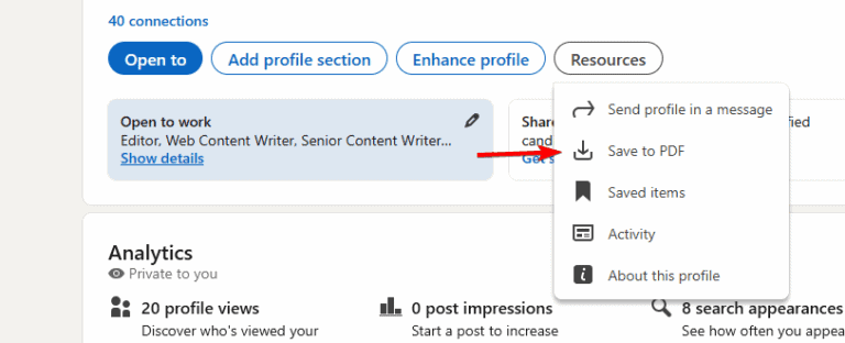How to Download Resume on LinkedIn (Quick Steps)