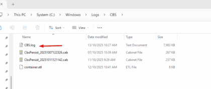What Is a CBS Log File in Windows and How to Use It