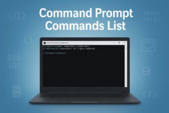 CMD Commands for Windows: Quick Reference Guide for Beginners