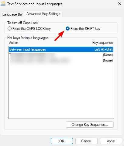 Simple Way to Turn Off Caps Lock Using Shift Key in Windows 11