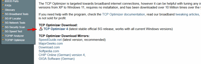 How to Use TCP Optimizer on Windows 11 for Faster Internet