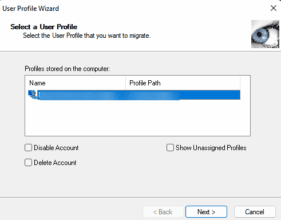 How to Use User Profile Wizard to Migrate Windows Profiles