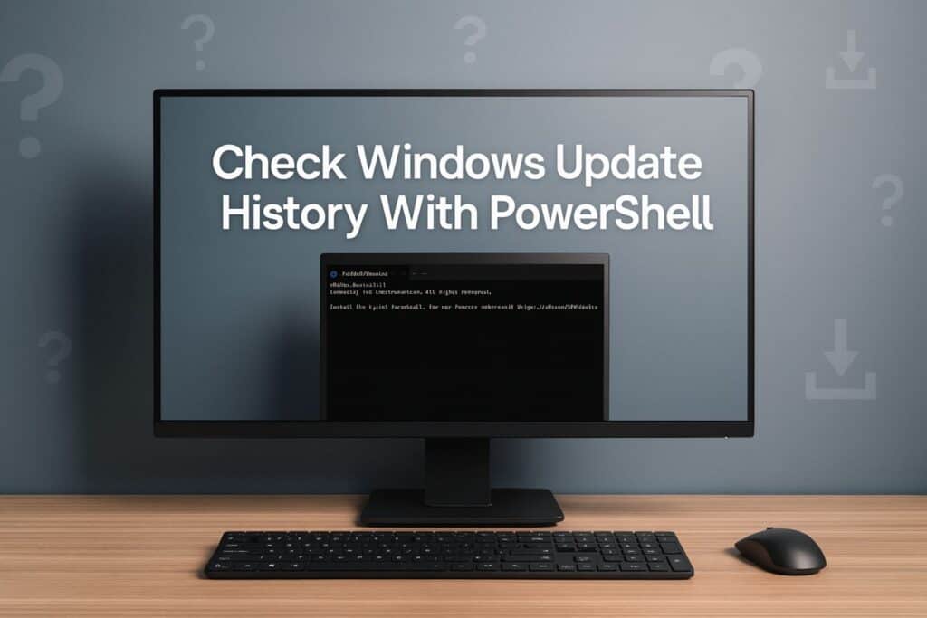 How to Check Windows Update History with PowerShell