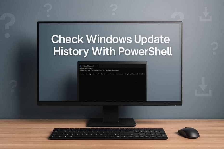 How to Check Windows Update History with PowerShell